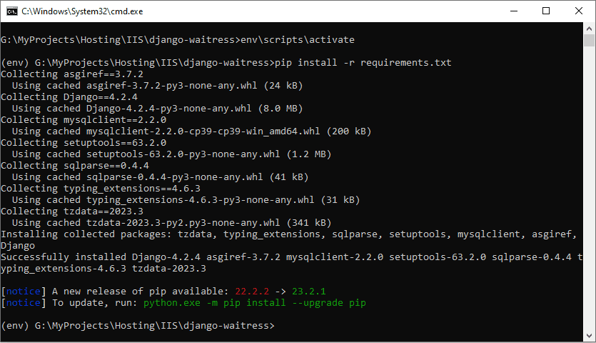 Виртуальные среды venv Python в Windows, создание, активация, настройка, копирование и удаление